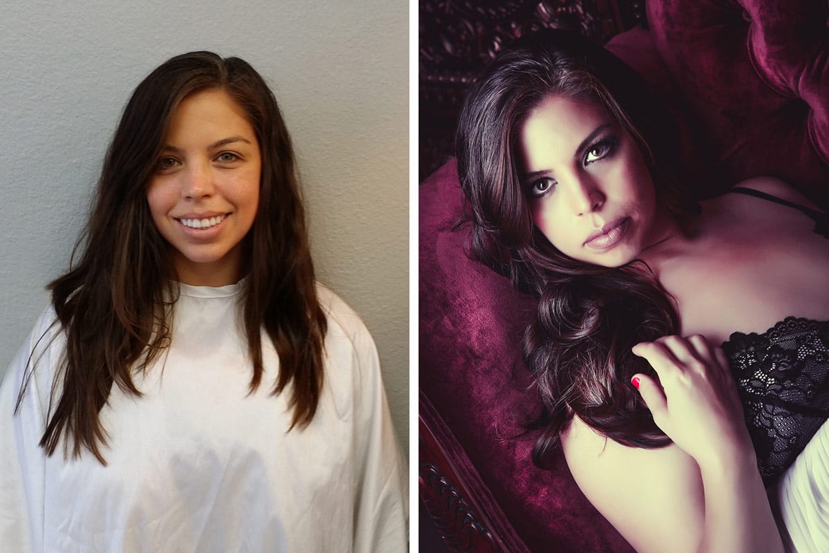 Boudoir Before and After Gallery Pics -- Orange County Photographer